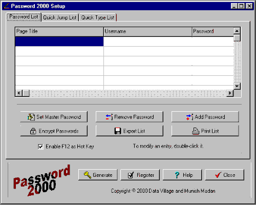 Password 2000